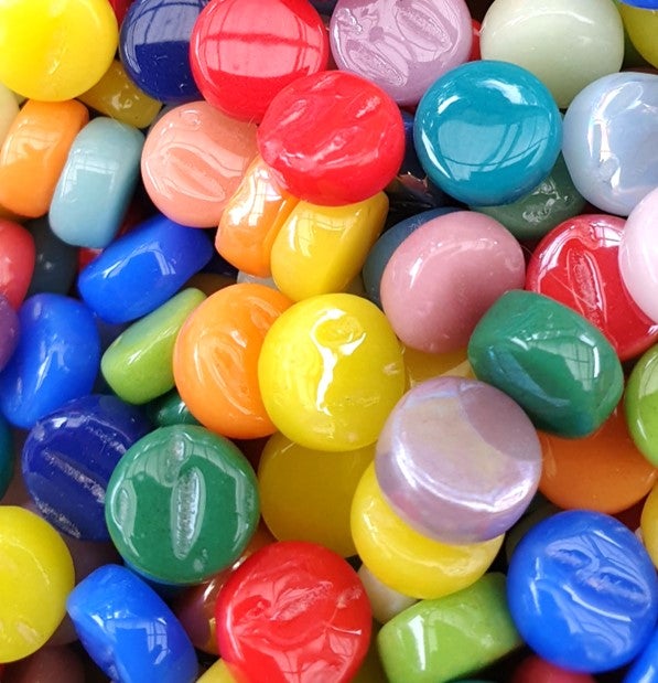 Glass Mini Dots | Blue Wren Mosaics