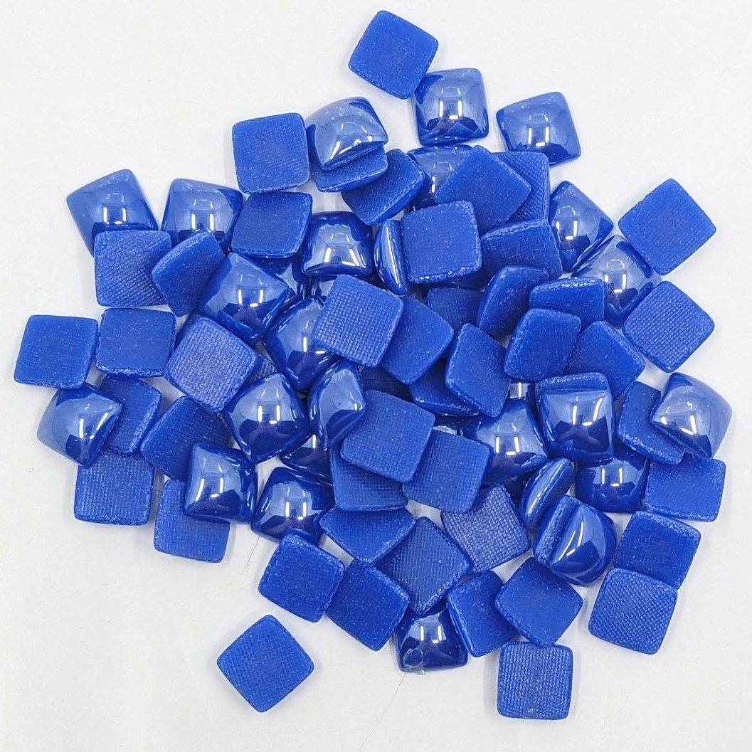 Pearlised Glass Square - 10mm | Blue Wren Mosaics